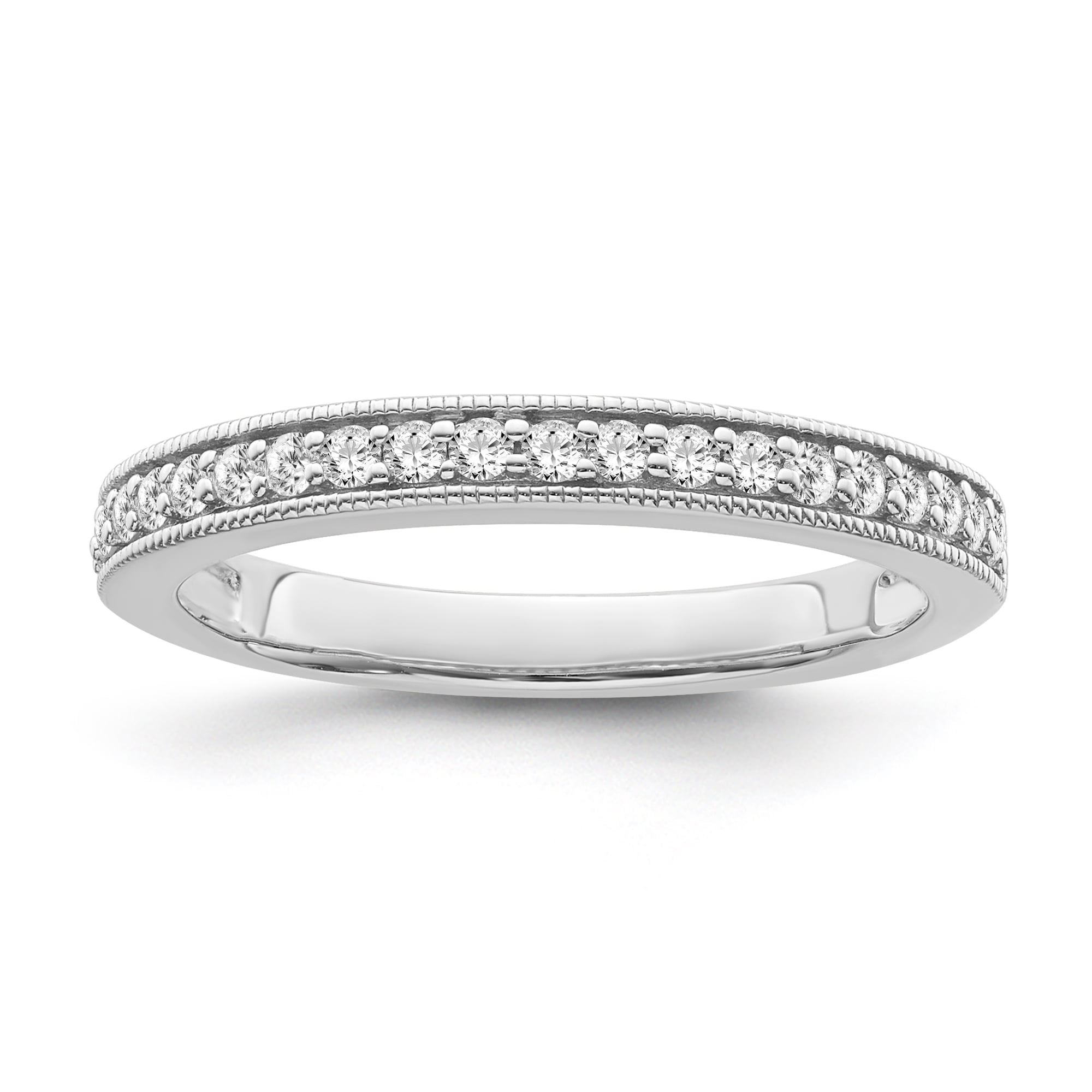 Araiya Fine Jewelry 14K White Gold Diamond Band Ring (1/3 cttw, I-J ...