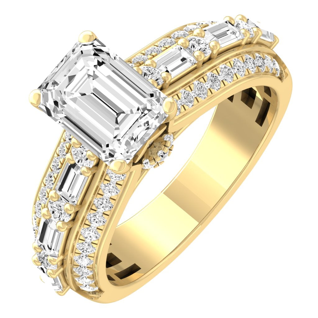 ARAIYA FINE JEWELRY 14K Yellow Gold Lab Grown Diamond Solitaire ...