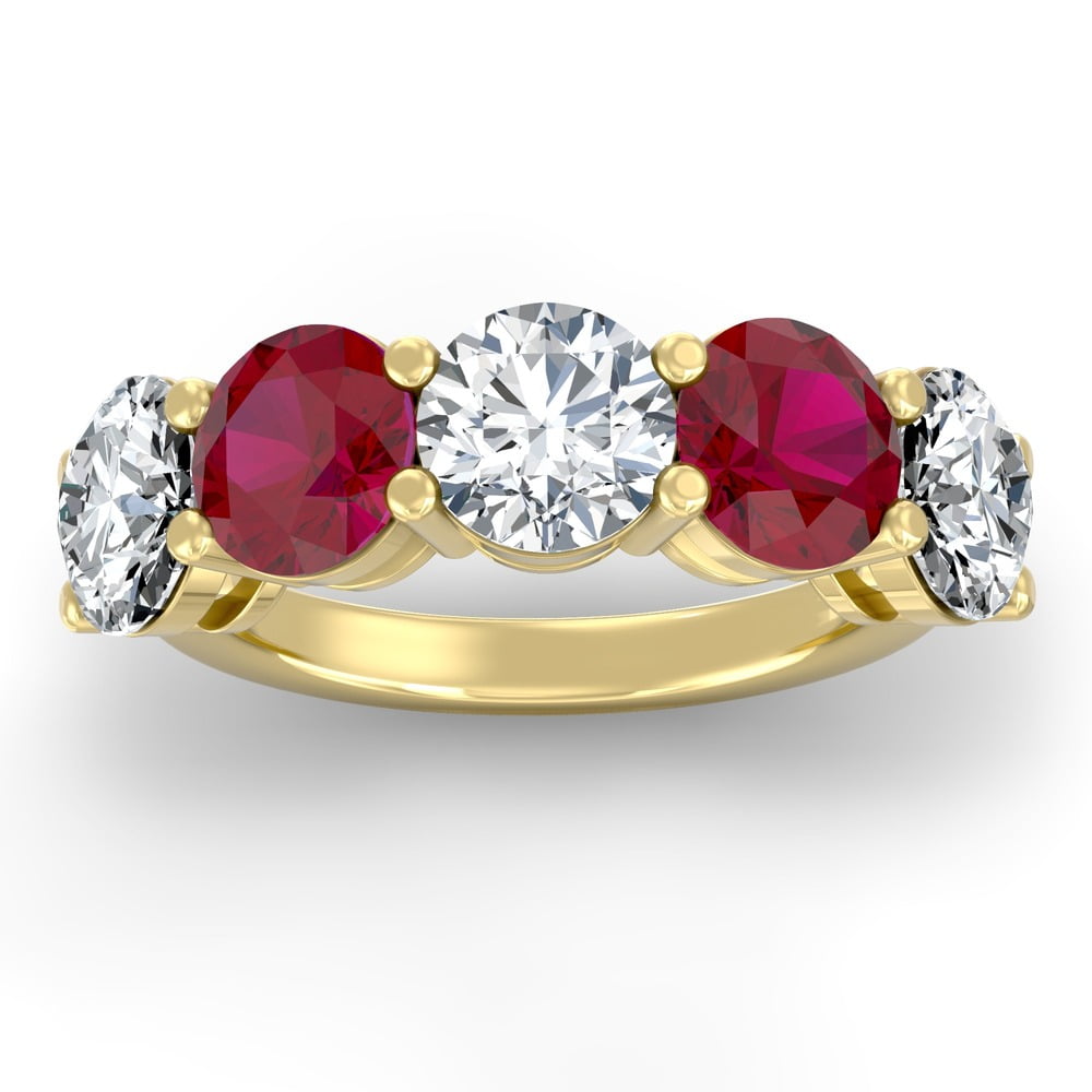 ARAIYA FINE JEWELRY 7/8 CT. T.W Round Shape Lab Grown Diamond and ...