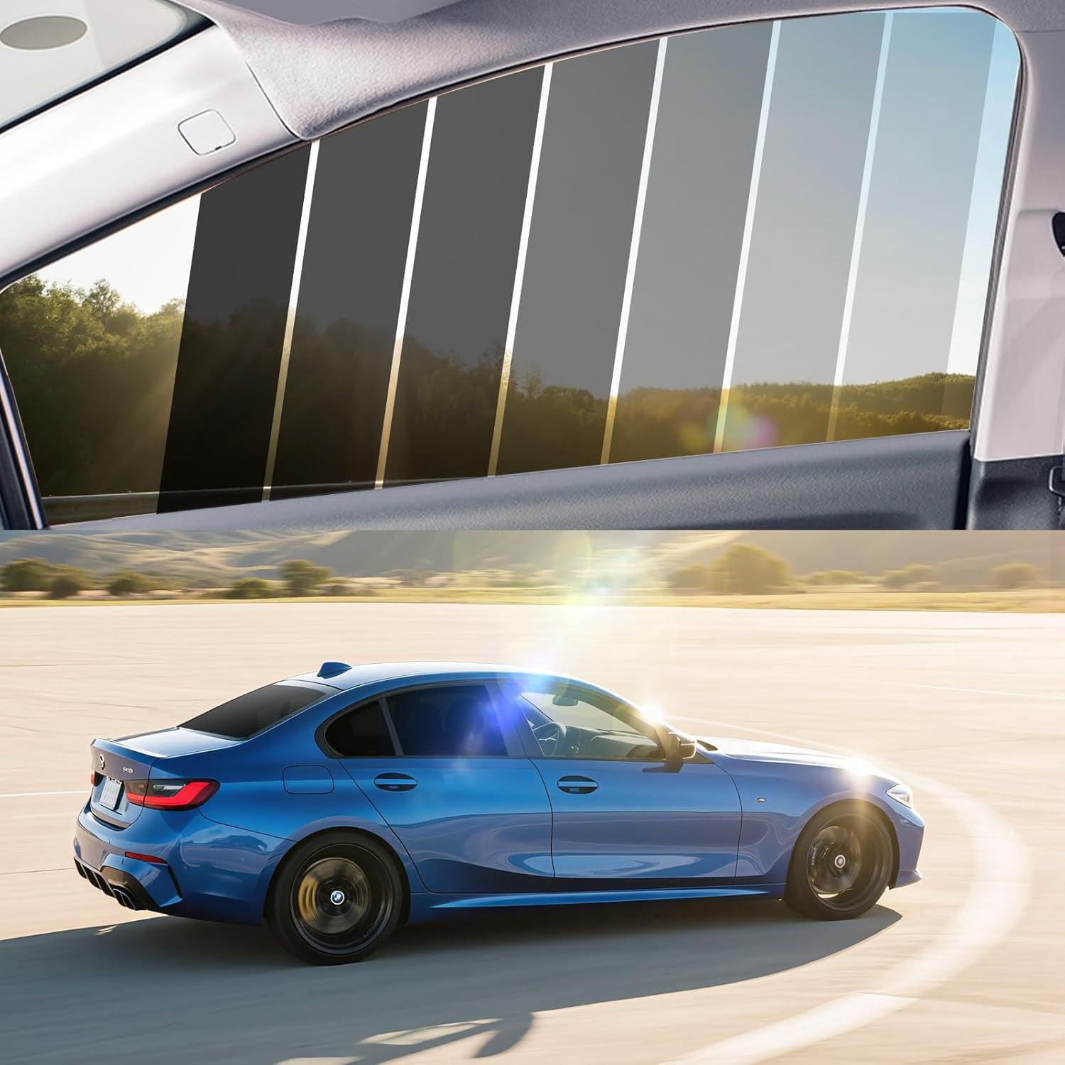 ARANA Nano Ceramic Car Window Tint Film 3% Percent - 40" x100FT Heat ...