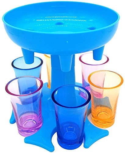 ARANKA 6 Shot Glass Dispenser and Holder Dispenser for Filling Liquids ...