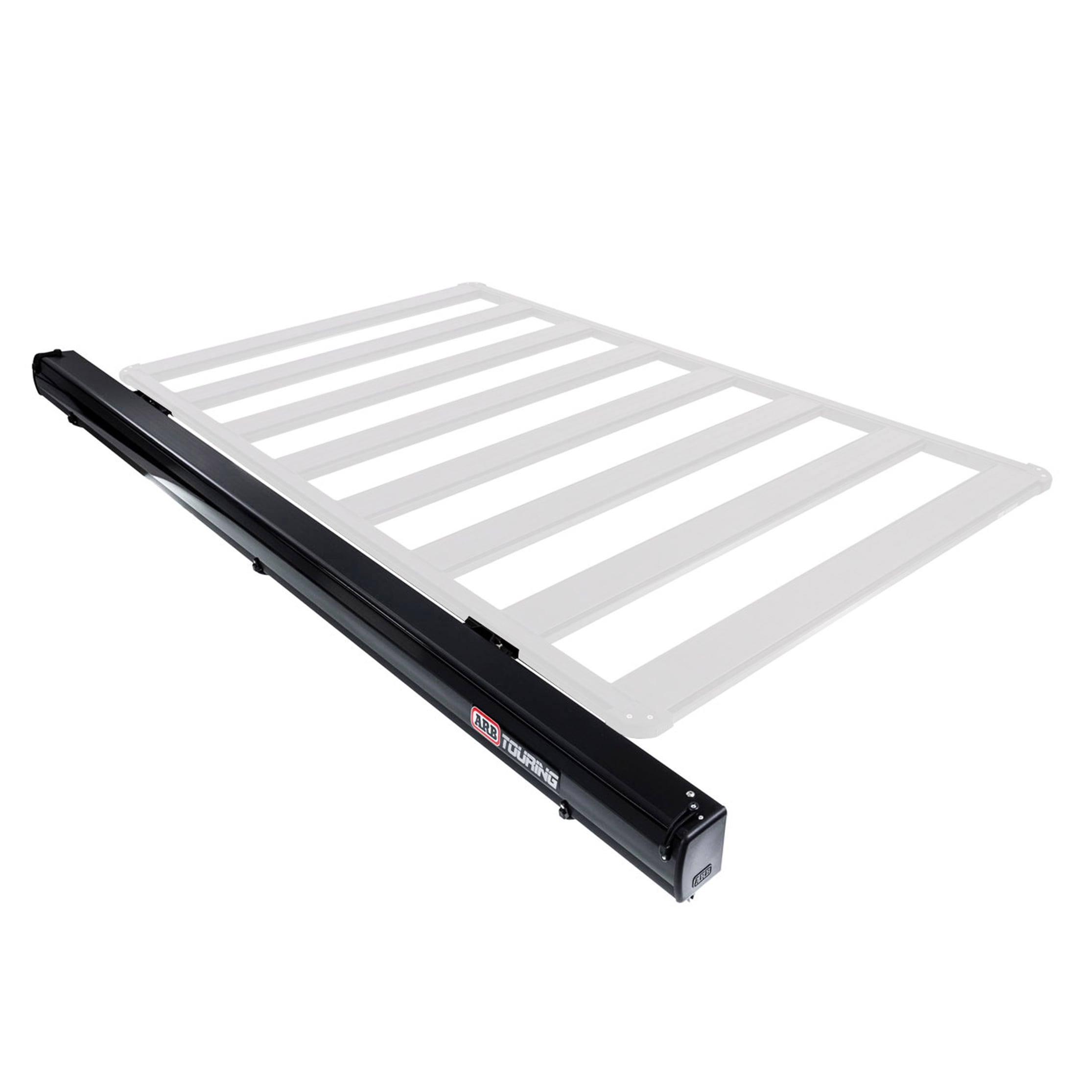 ARB Black Edition Aluminum Awning with LED Light Strip - 8.2 ft x 8.2 ...