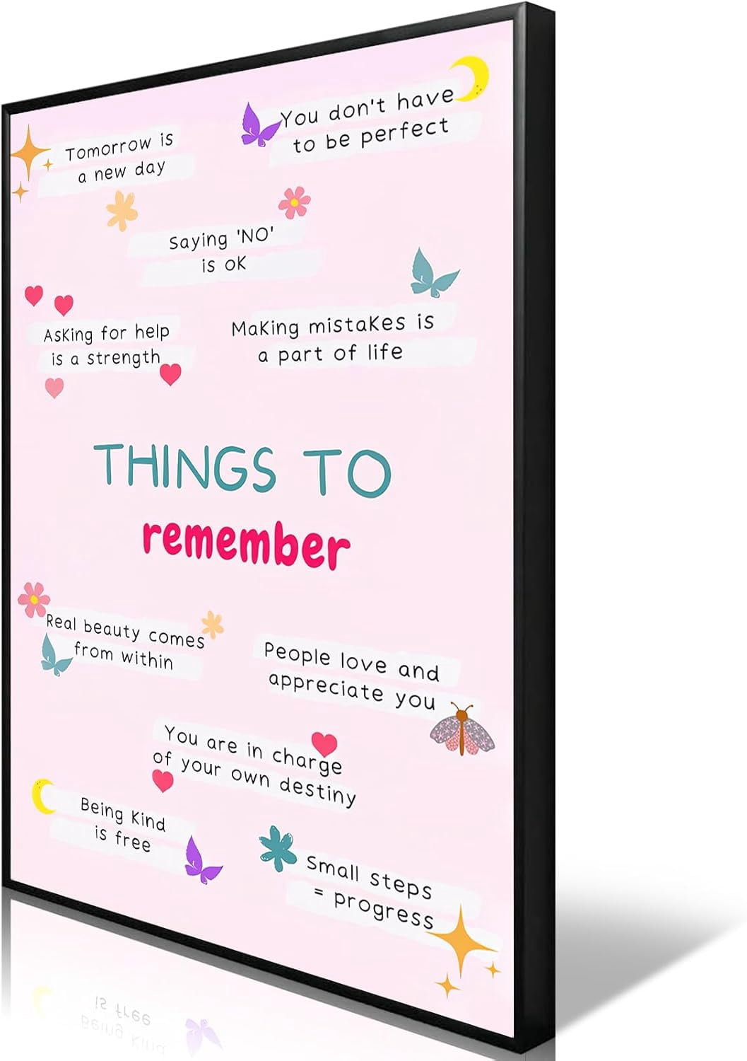 ARBOMG Things to Remember Wall Art| Therapy Office Decor School ...
