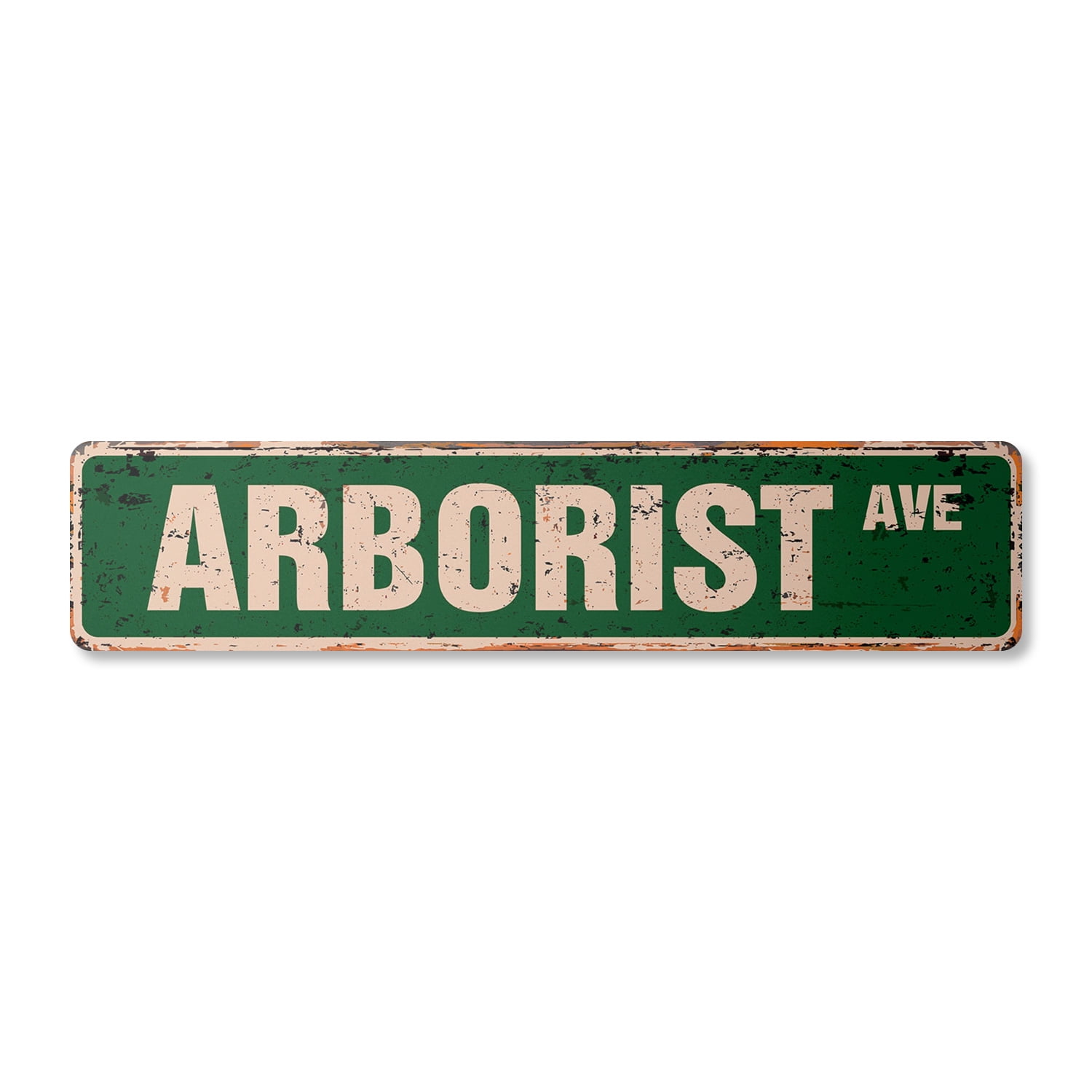 ARBORIST Vintage Plastic Street Sign tree trees service surgeon ...