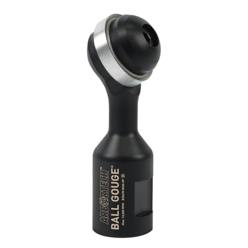 ARBORTECH Ball Gouge | Ø 30 mm Spherical Shaped Wood Gouge Power ...