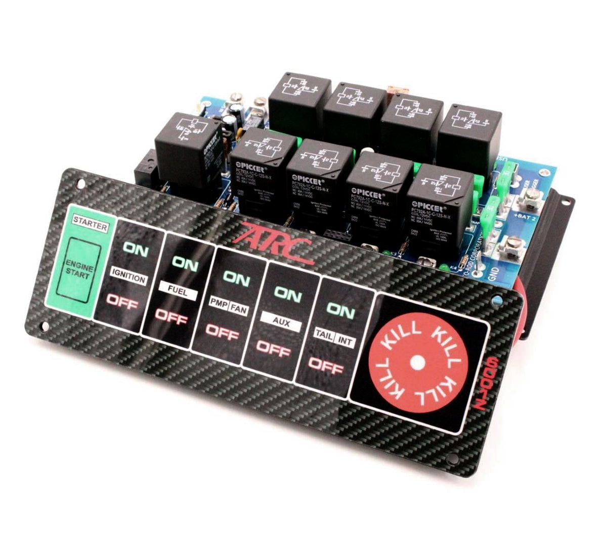 ARC 6001ZR-BL Pro Mod Switch Panel w/ System Kill Switch - Walmart.com