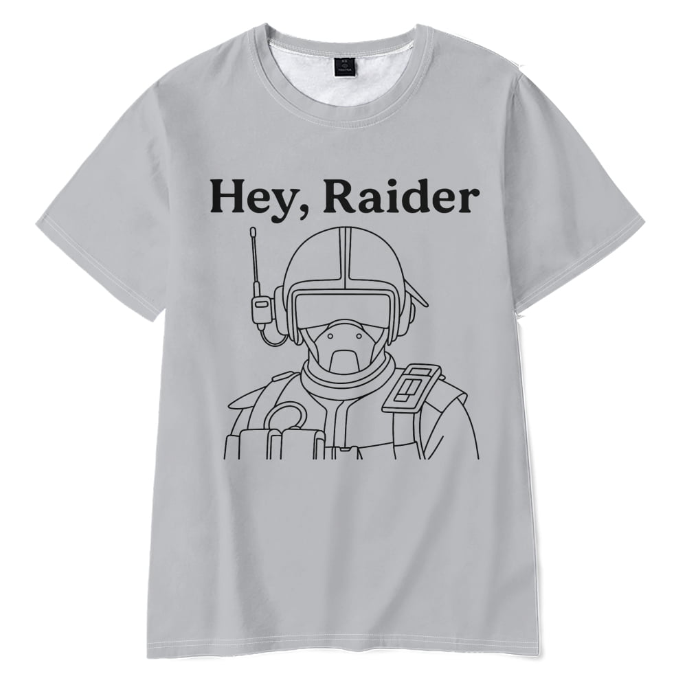 ARC Raiders Merch Hey Raiders T-Shirt Short Sleeve Funny Men Women ...