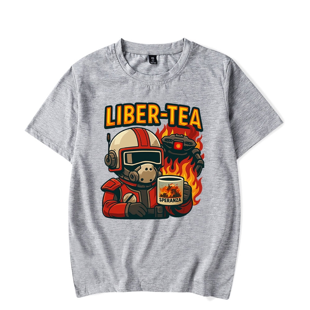 ARC Raiders Merch Liber Tea Character T-Shirt Video Game Cute Short ...