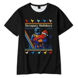 ARC Raiders Merch Scrappy Holidays Classic Character T-Shirt Video Game ...