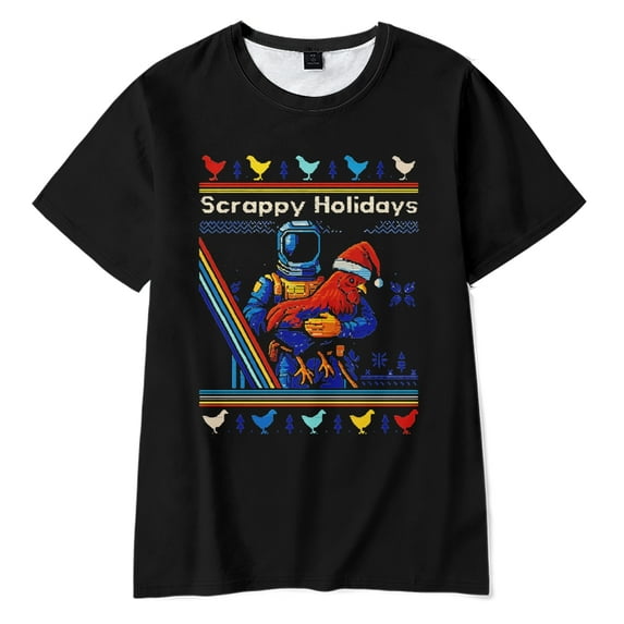 ARC Raiders Merch Scrappy Holidays Classic Character T-Shirt Video Game ...