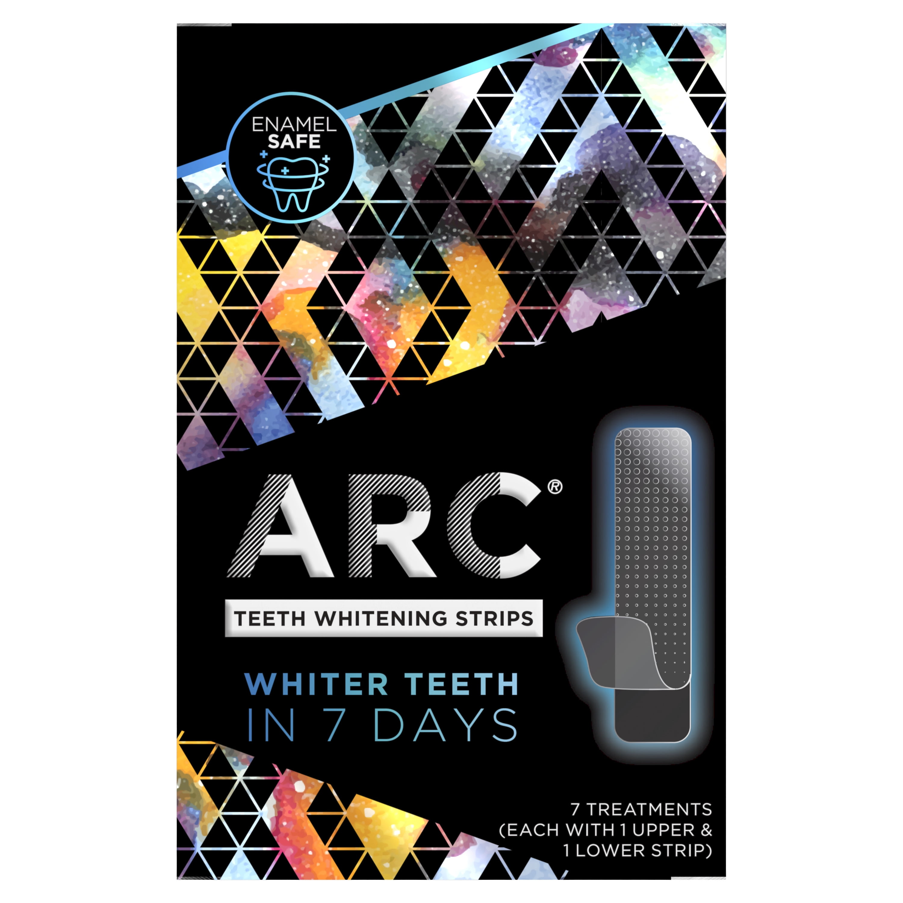 ARC Smile Amplifier Teeth Whitening Strips Kit, 7 Treatments, - Walmart.com