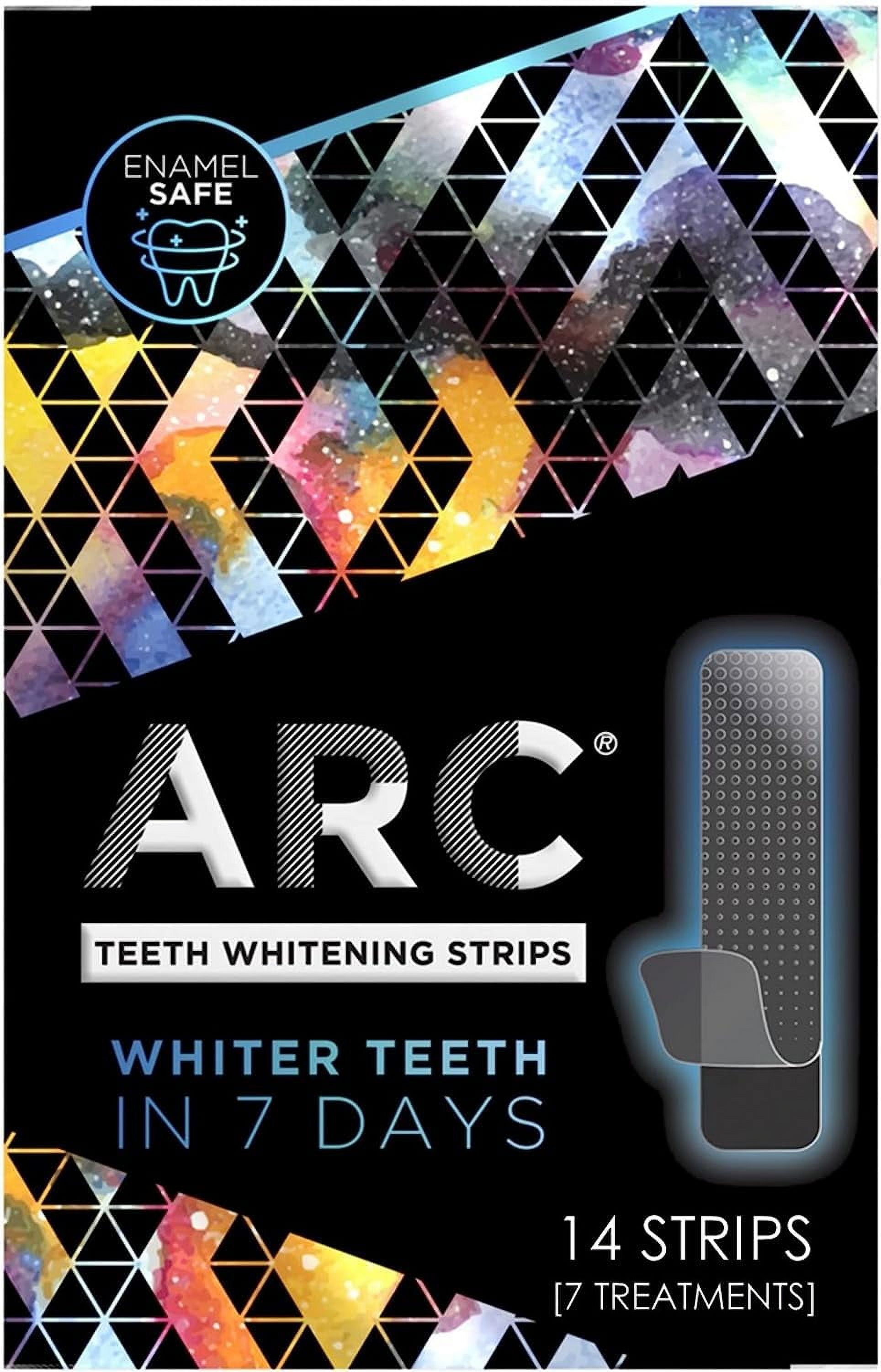 ARC Teeth Whitening Strip Kit, Smile Amplifier Kit, 14 Strips (7 Count ...