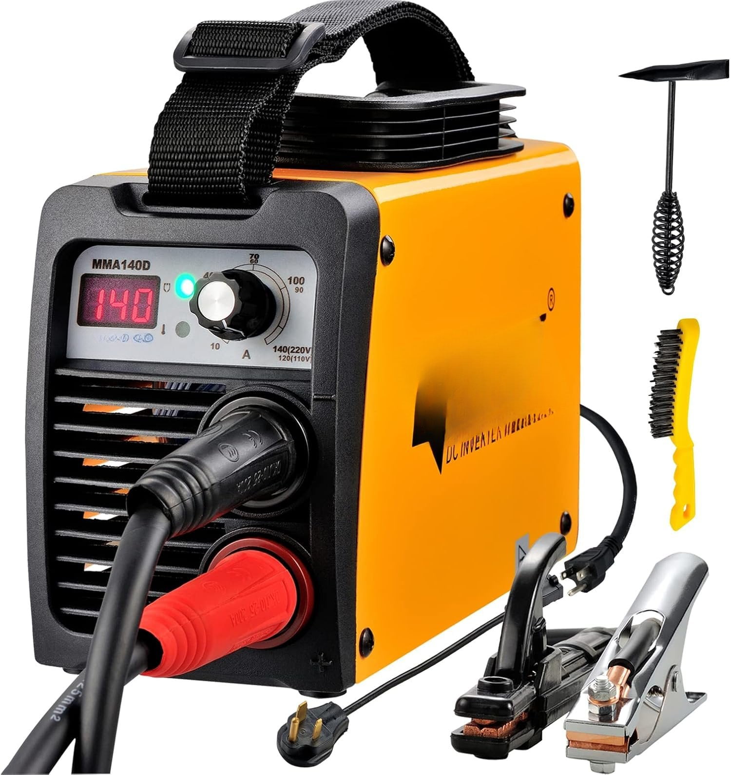 ARC Welder 110V/220V, Actual 140Amp Welder, Digital IGBT Inverter LCD ...