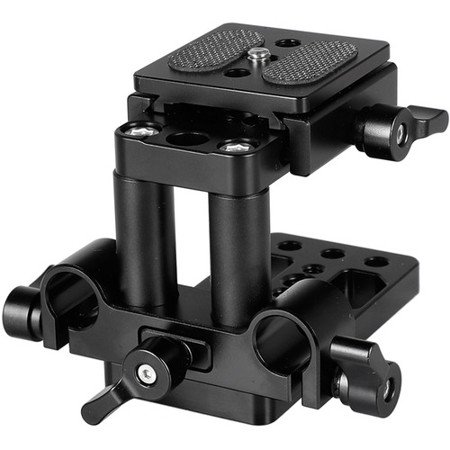 ARCA Swiss Style QR Mount Base with Tripod Baseplate & 15mm LWS Rod ...