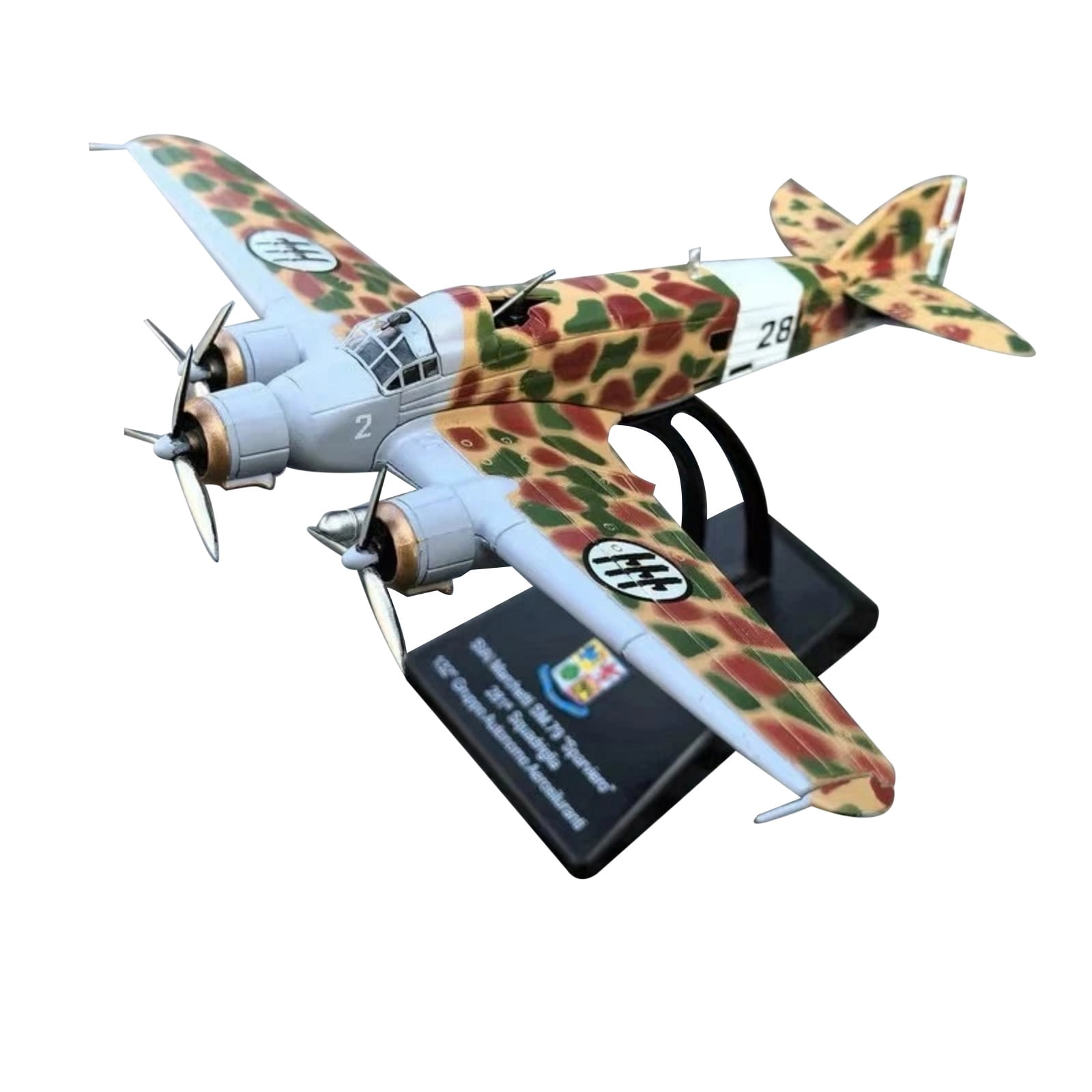 ARCADORA 1/144 Scale Italy Savoia Marchetti SM 79 Bomber Model Alloy ...