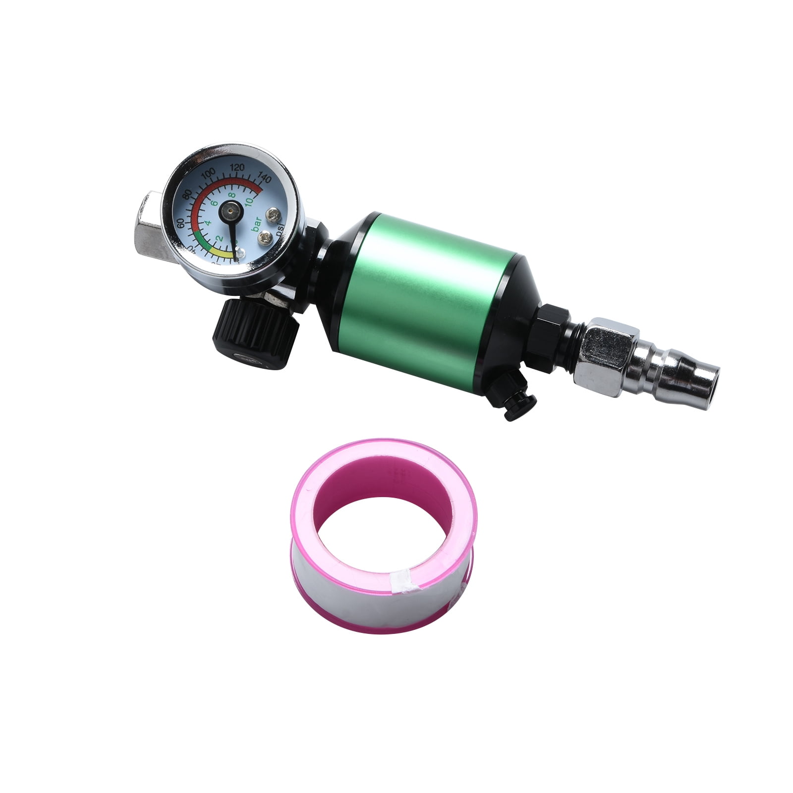 ARCADORA 1/4 NPT Air Pressure Regulator Oil Water Separator 0-140 PSI ...