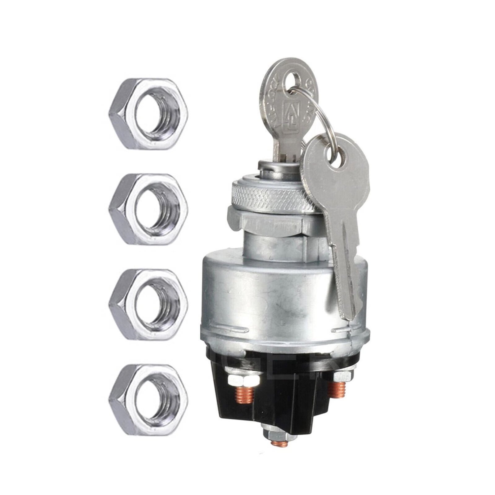 ARCADORA 12V/24V Ignition Switch with Keys Universal 4 Position ACC OFF ...