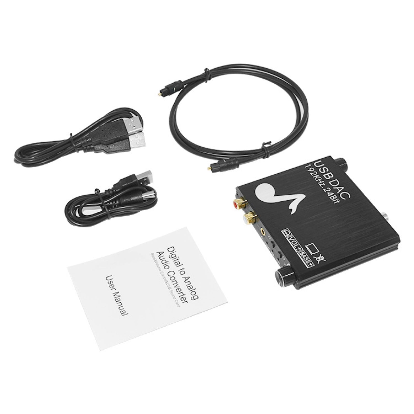 ARCADORA 2 in 1 Digital to Analog Audio Converter 192kHz DAC USB Sound ...