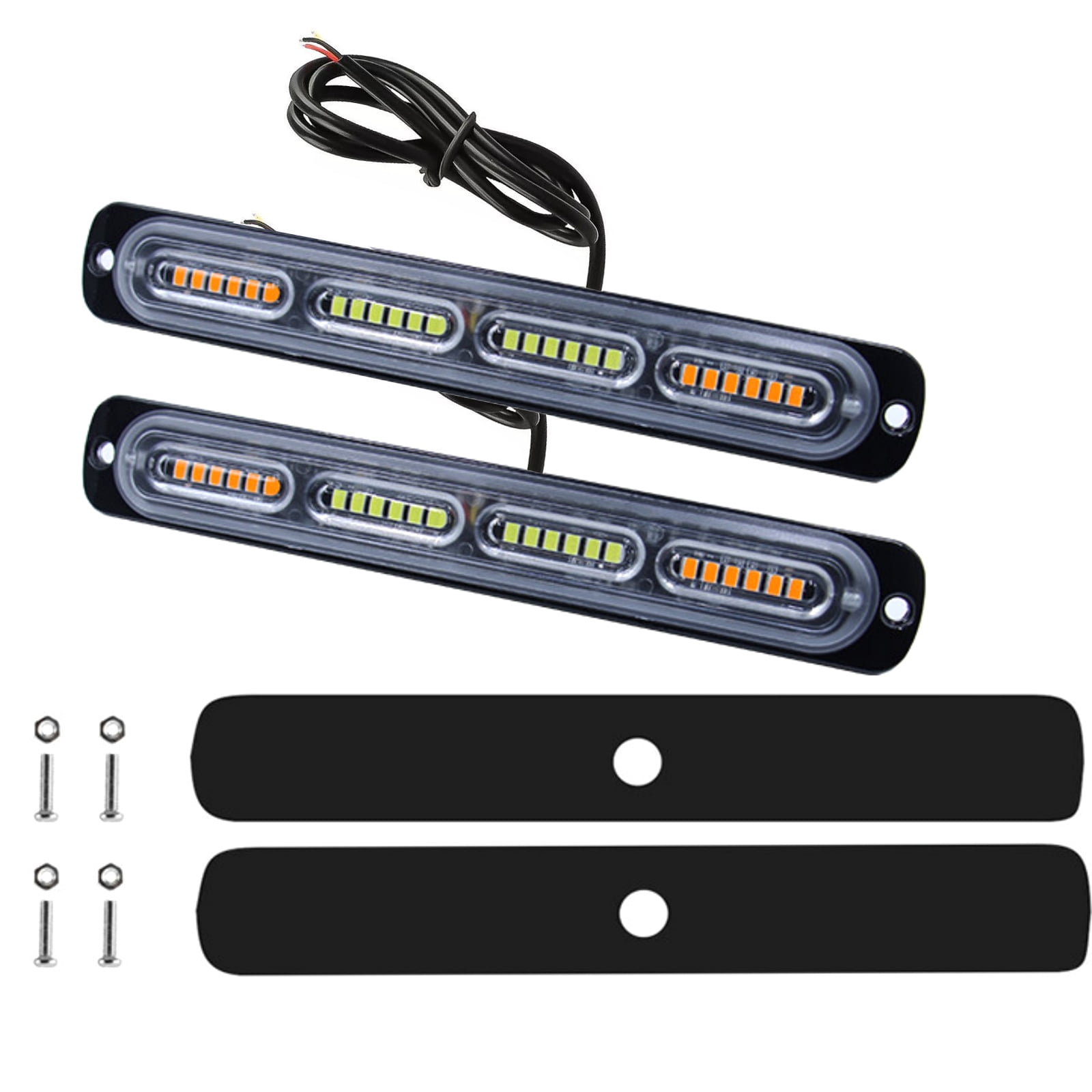 ARCADORA 24 LED Strobe Flashing Light Bars 12-24V for Public Utility ...