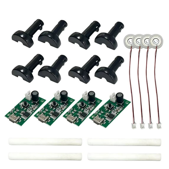 ARCADORA 4 Sets USB Ultrasonic Mist Maker Kit for DIY Humidifier ...
