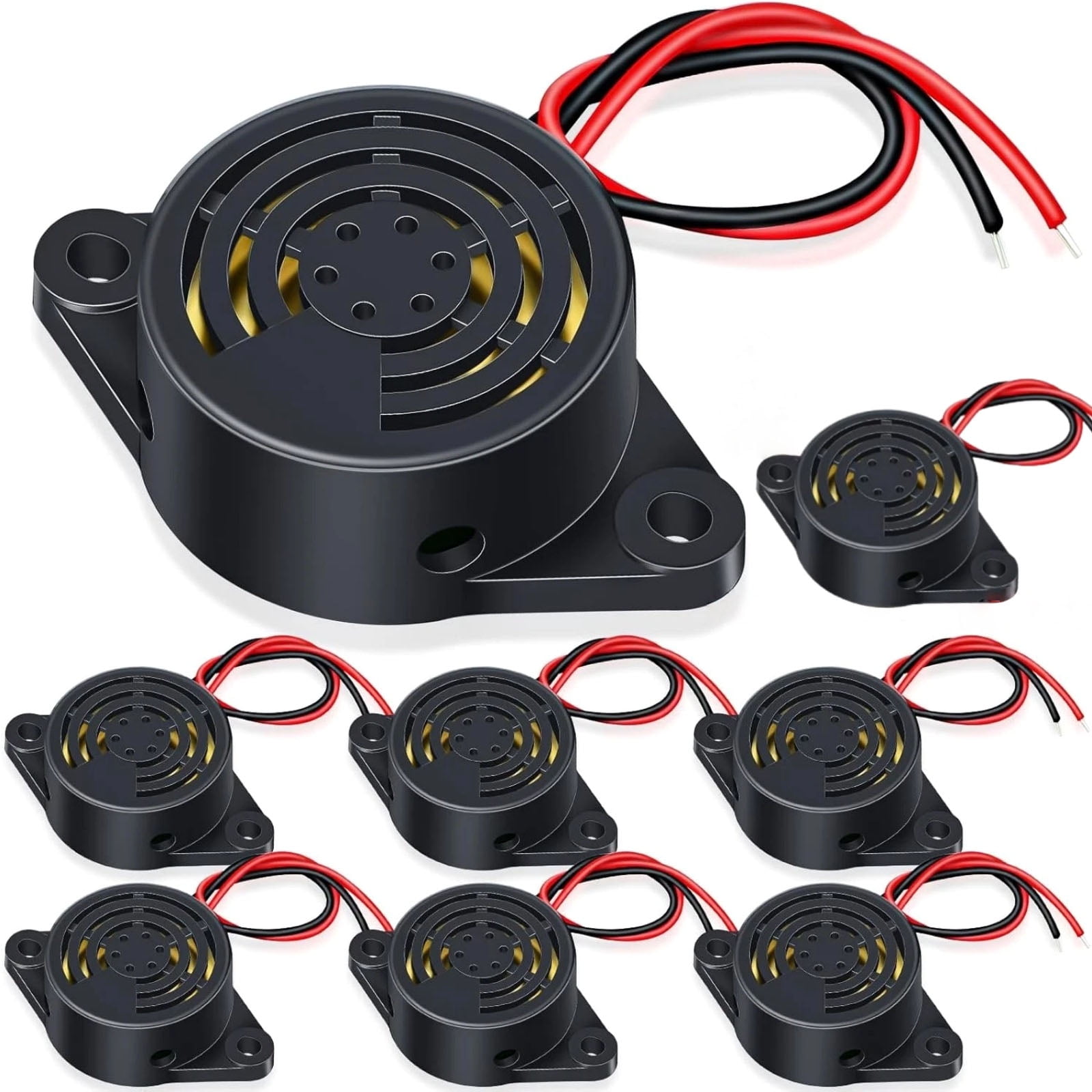 ARCADORA Active Piezo Electronic Buzzer for Alarms Security Systems ...