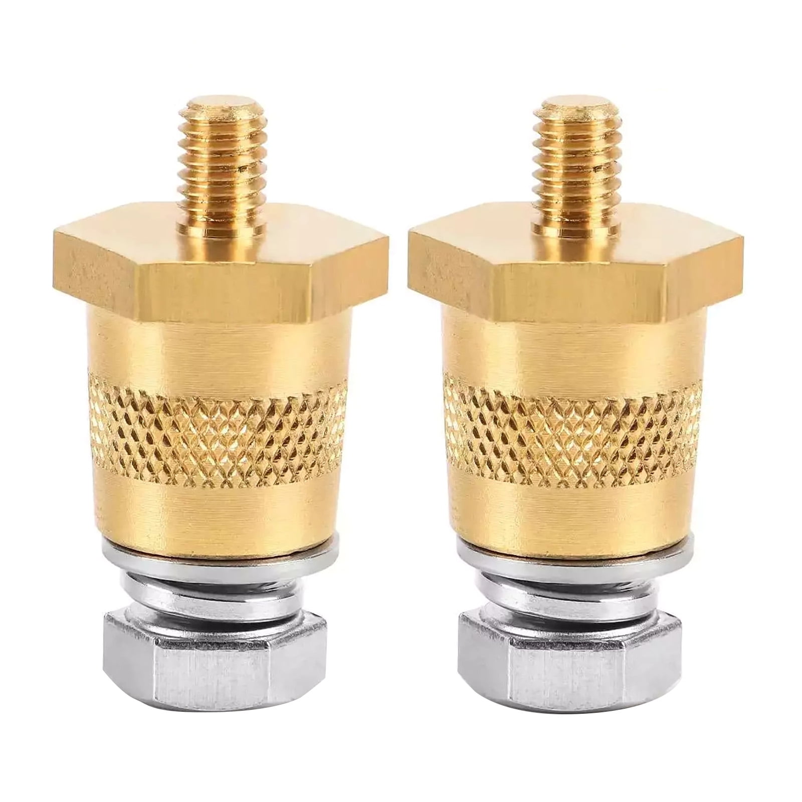 ARCADORA Brass Battery Terminal Post Adapters for Vehicle Retrofit ...