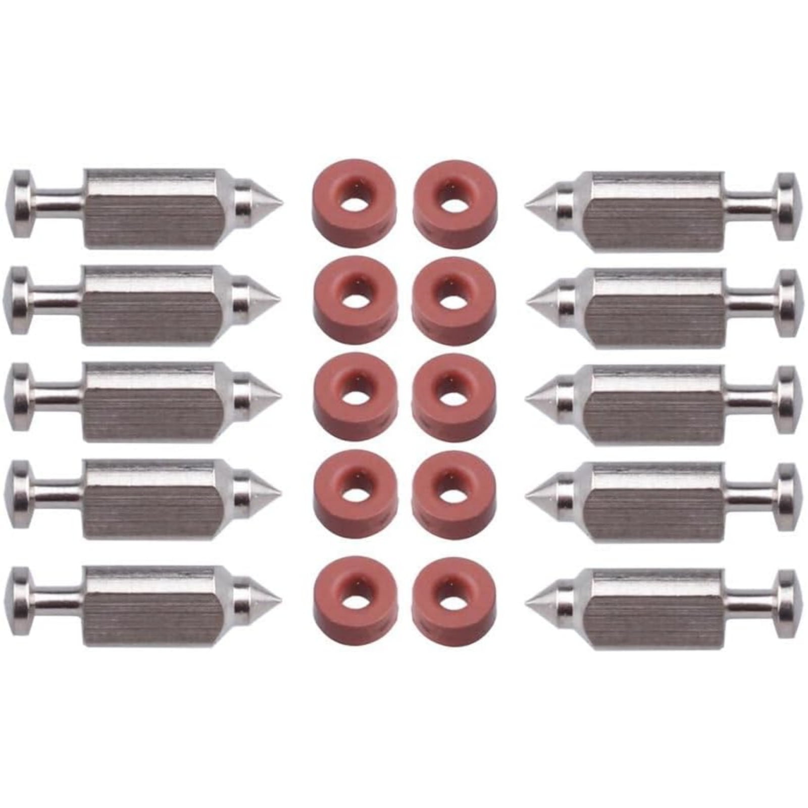 ARCADORA Carburetor Float Valve Needle Seat Kit Metal Rubber OEM 398188 ...