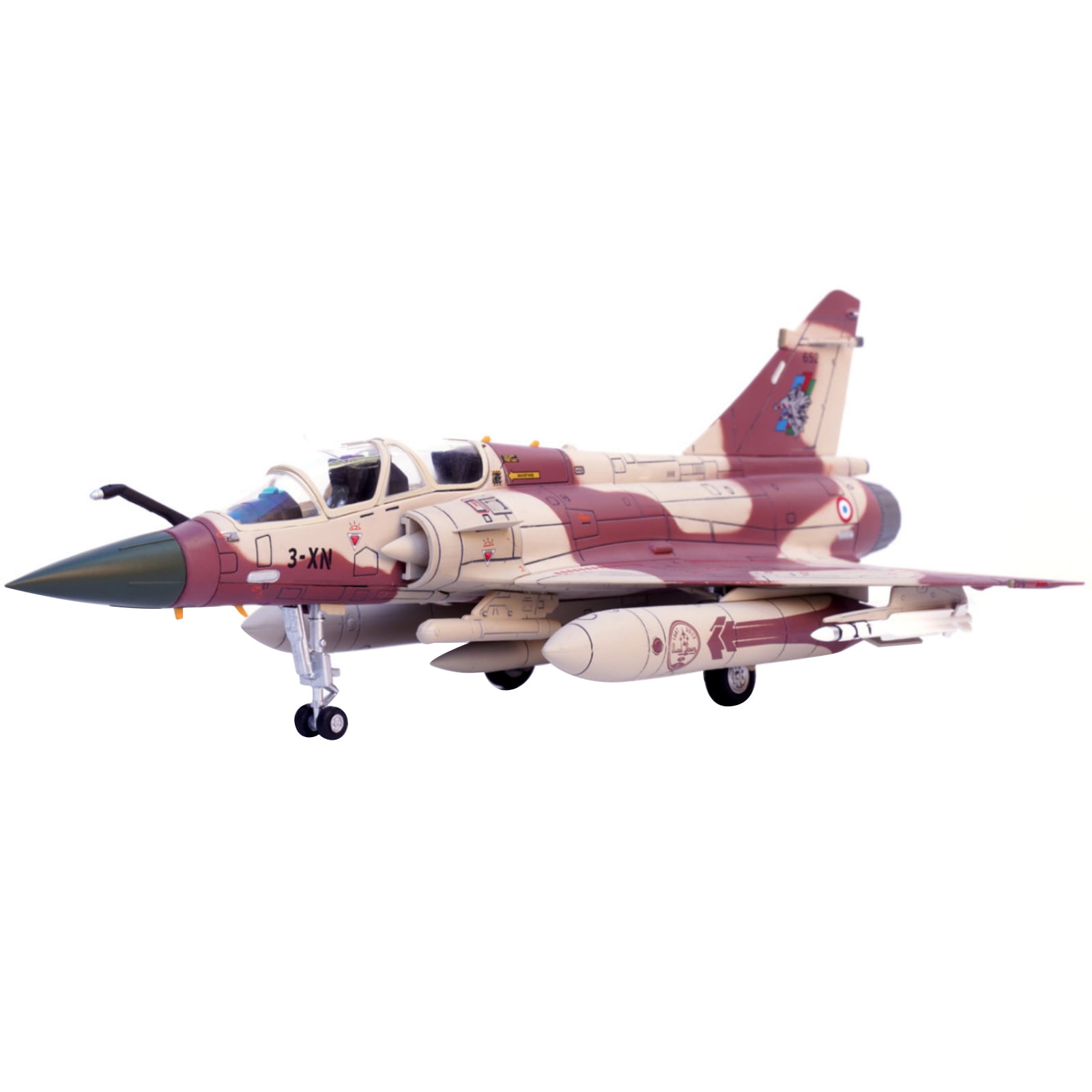 ARCADORA French Air Force Mirage 2000D Fighter Model Airplane for Aviation Enthusiast Display ...