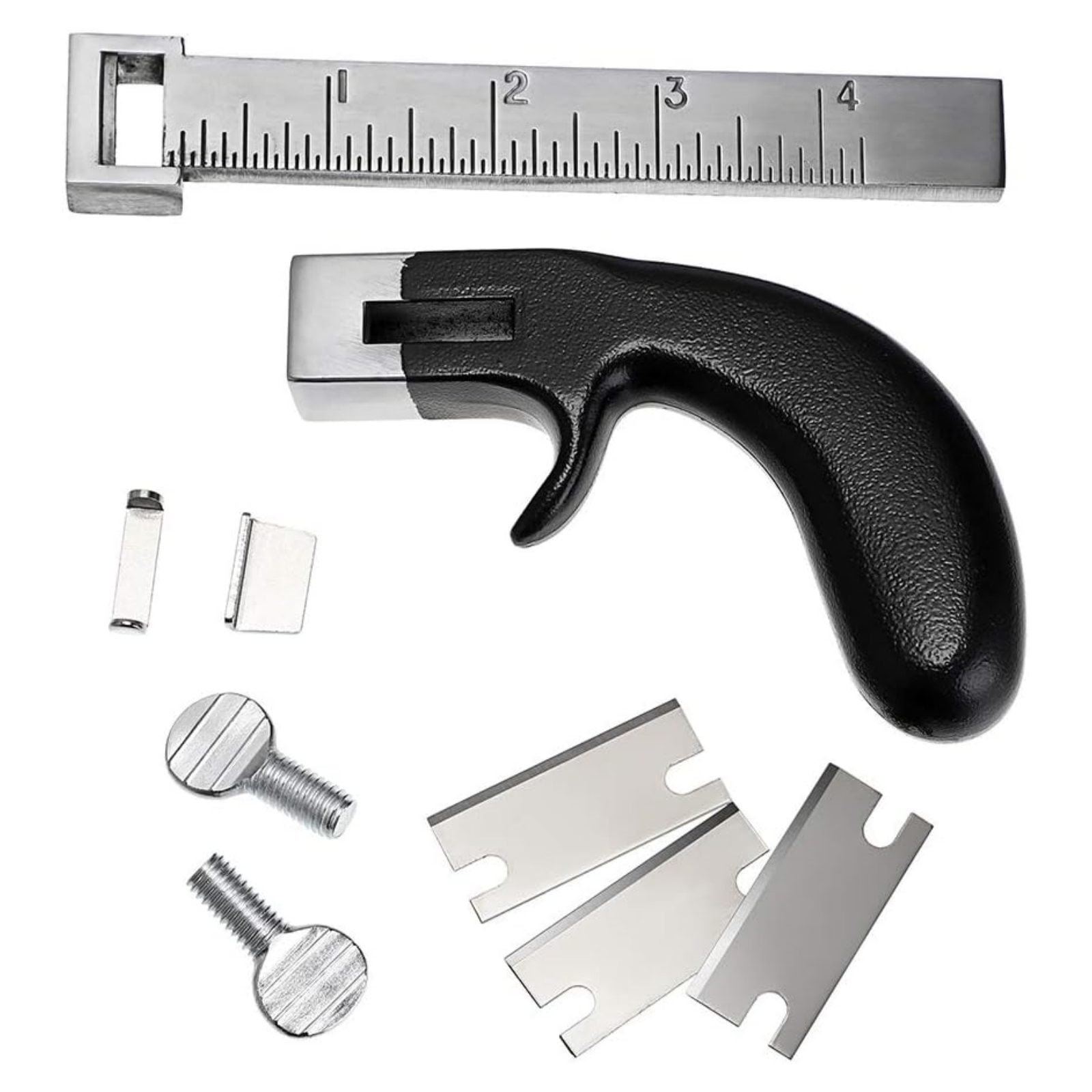 ARCADORA Leather Strap Cutter 4 Inch Adjustable Aluminum Handle 3 ...