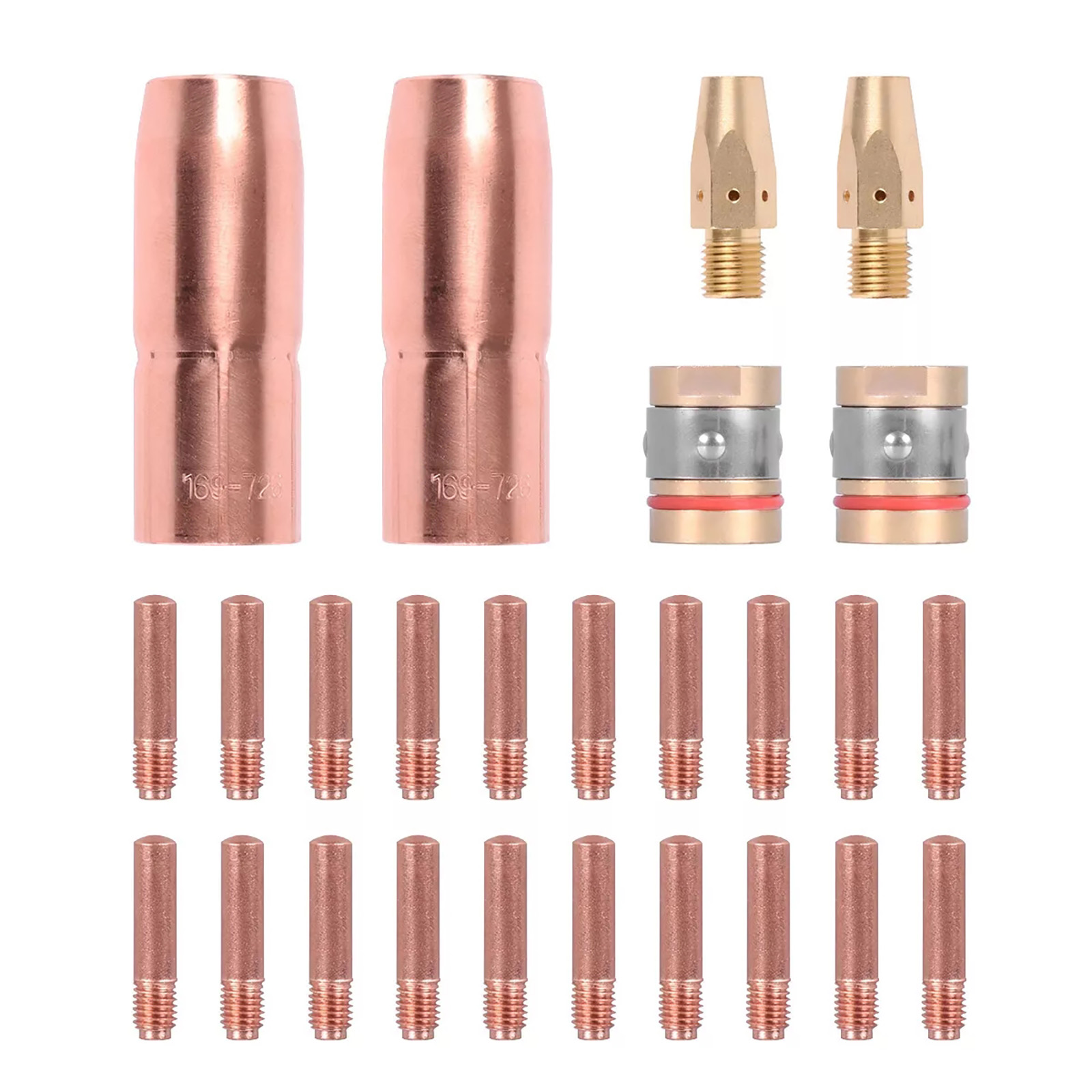 ARCADORA MIG Welding Torch Kit Copper Contact Tips 0.035” for Miller ...