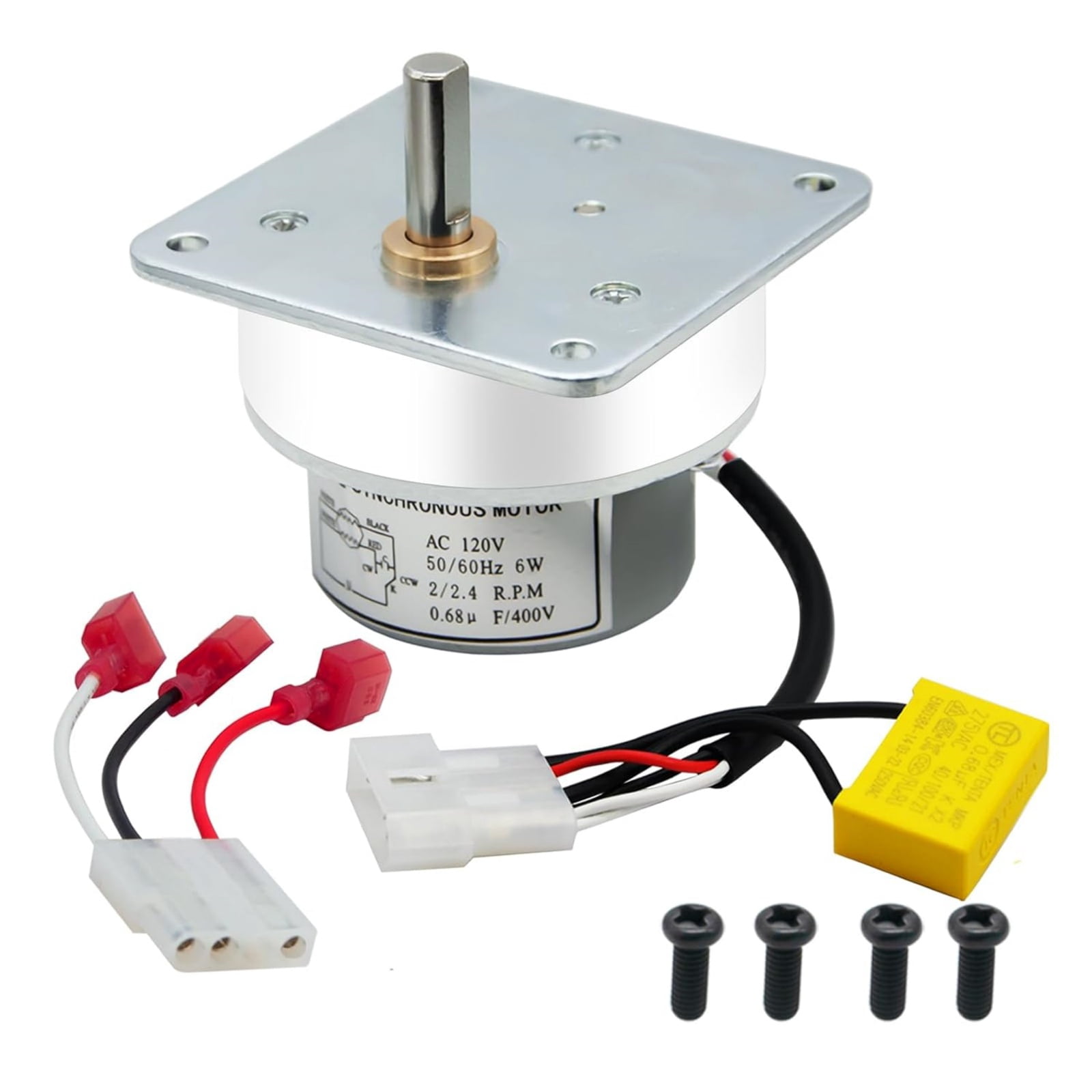 ARCADORA Pellet Stove Auger Feed Motor 2.4 Rpm Cw Ccw 120V 1/4 Inch ...