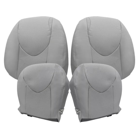 ARCADORA RAV4 2006 2012 Seat Cover Set Gray Leather Driver Passenger ...