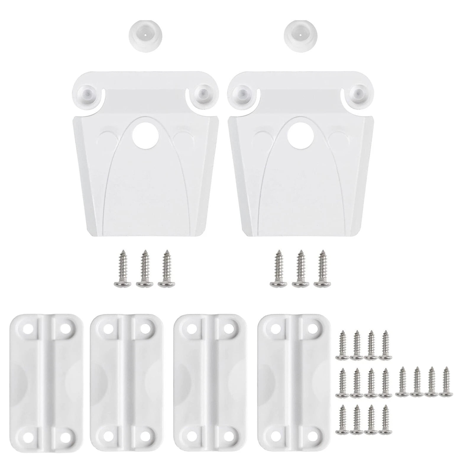 ARCADORA Replacement Hinges Latches for 25 165 Quart White Durable High ...