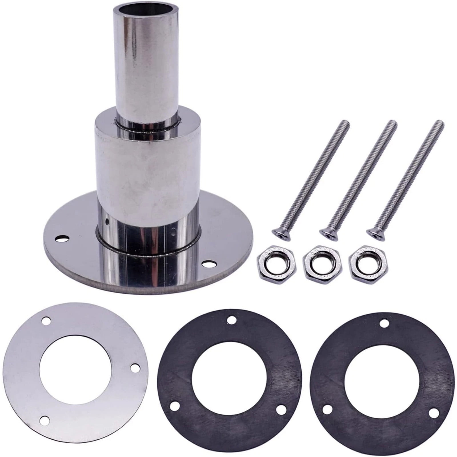 ARCADORA Straight Thru Hull Exhaust Skin 304 Stainless Steel Silver ...