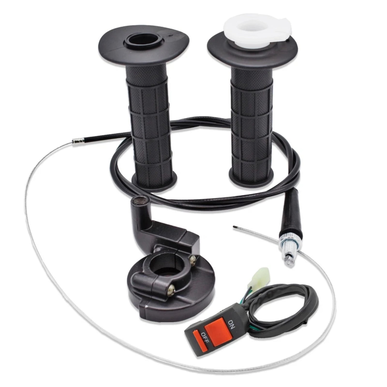 ARCADORA Throttle Accelerator Handle Cable Kit Black Red Kill Switch ...