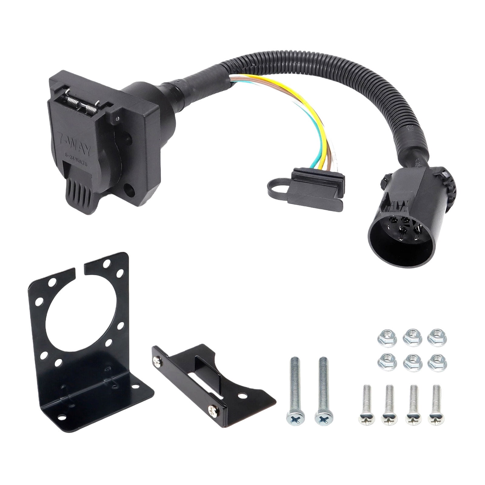 ARCADORA USCAR 7 Way Multi Tow Connector Wiring Harness for Ford Chevy ...