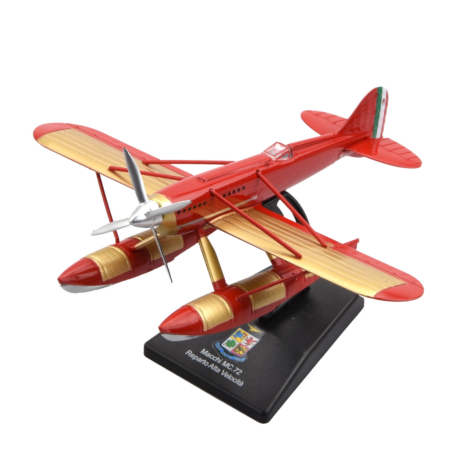 ARCADORA WWI Italy Macchi MC 72 Racing Seaplane Model 1/72 Scale 4 7in ...