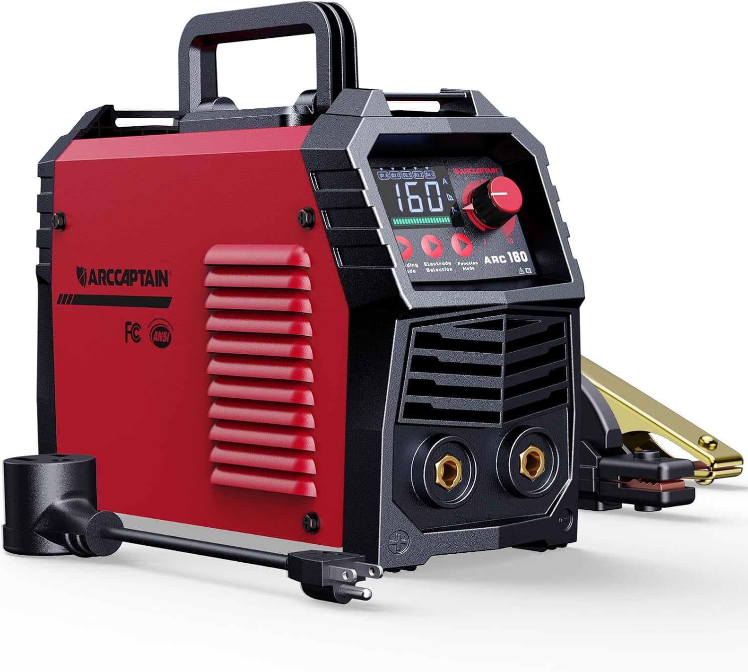 ARCCAPTAIN ‎ARC160A Welder, 110V/220V, Large LED Display, IGBT Inverter ...