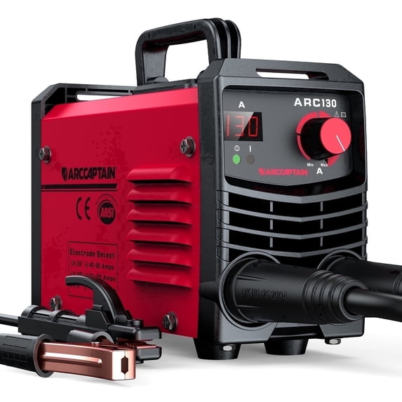 ARCCAPTAIN Portable Mini Stick Welder,130A ARC Welder Machine,110V IGBT ...
