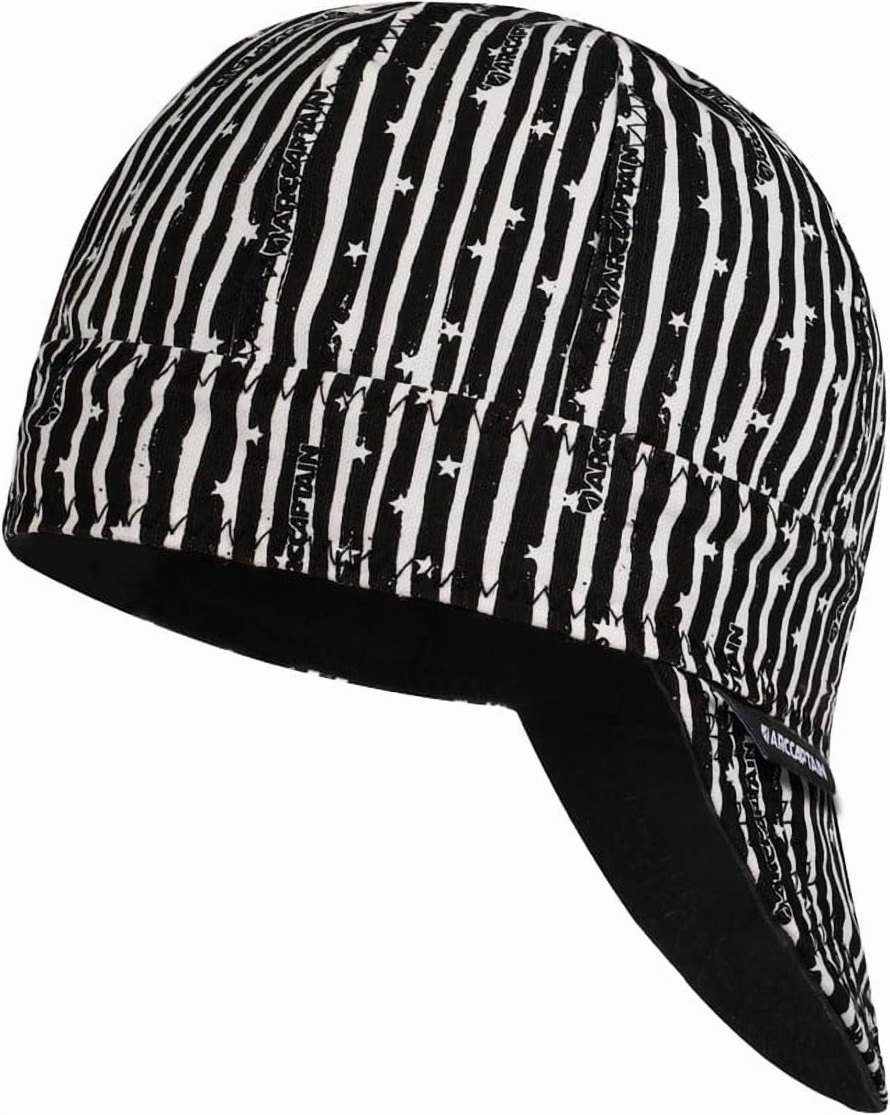 ARCCAPTAIN Reversible Welding Cap, 8 Panel Protective Welders Cap, 10 ...