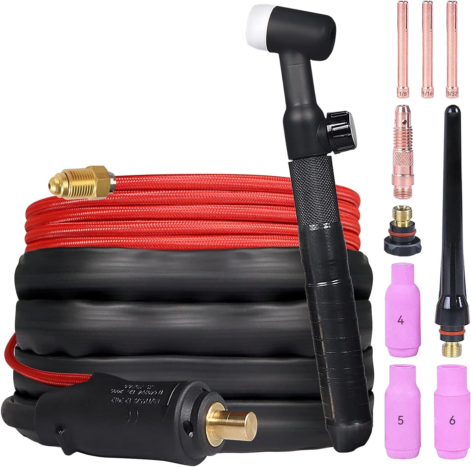 Free Shipping! ARCCAPTAIN TIG Welding Gun for ARC200 MIG200, WP-17V ...