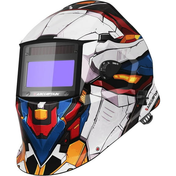 ARCCAPTAIN Large View Auto-Darkening true color Welding Helmet ...