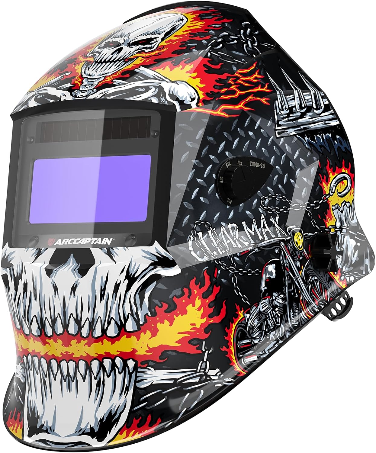TOOLIOM Large View Auto Darkening Welding Helmet True Color Weld Mask ...
