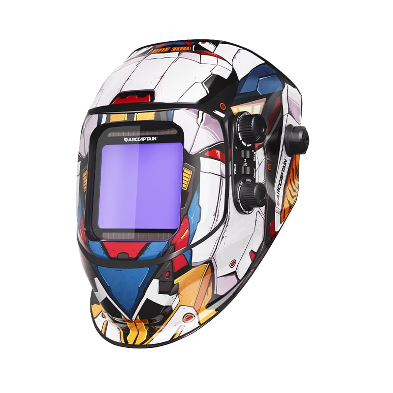 ARCCAPTAIN Welding Helmet, Large Viewing Screen, True Color Auto ...