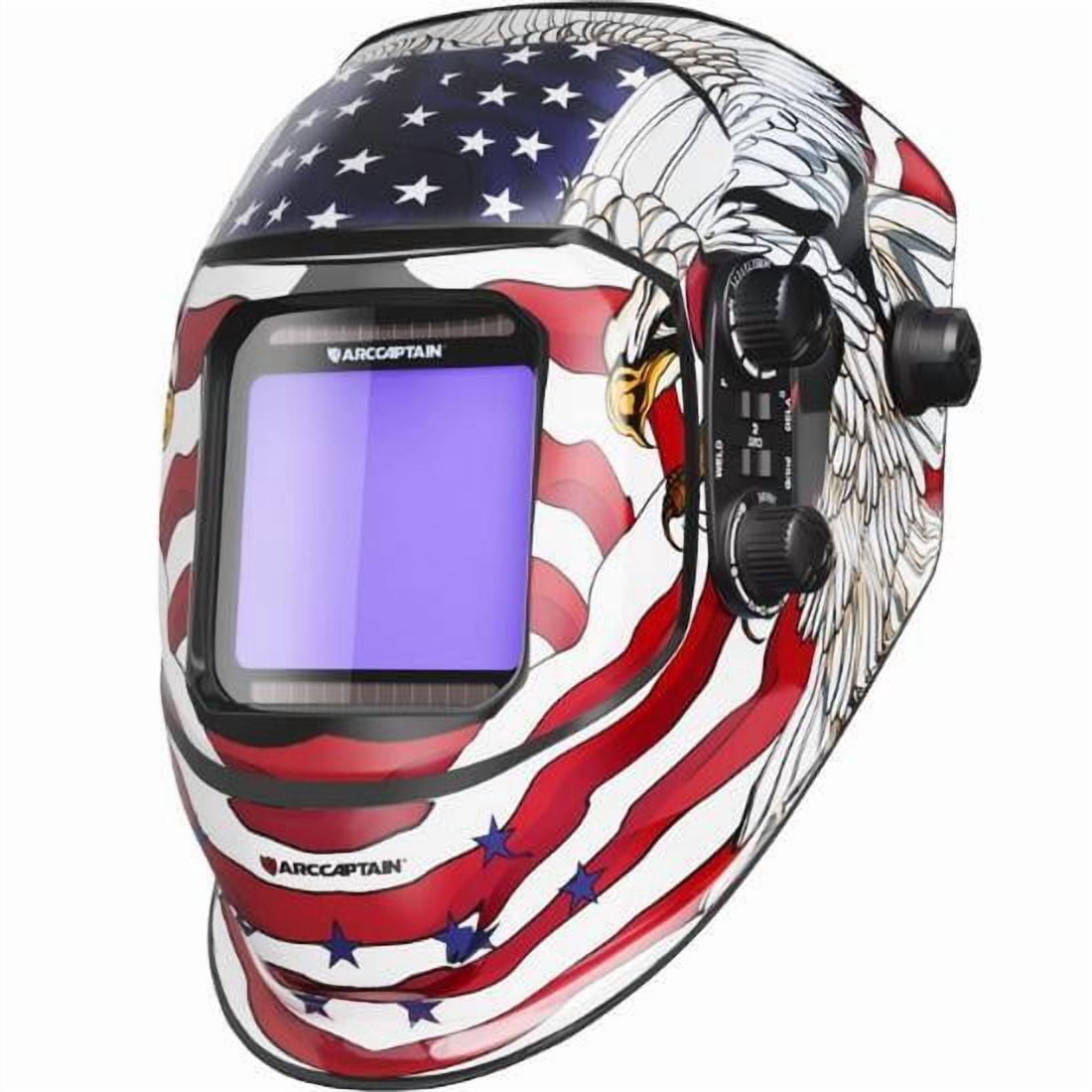 ARCCAPTAIN Welding Helmet, Large Viewing Screen, True Color Auto ...