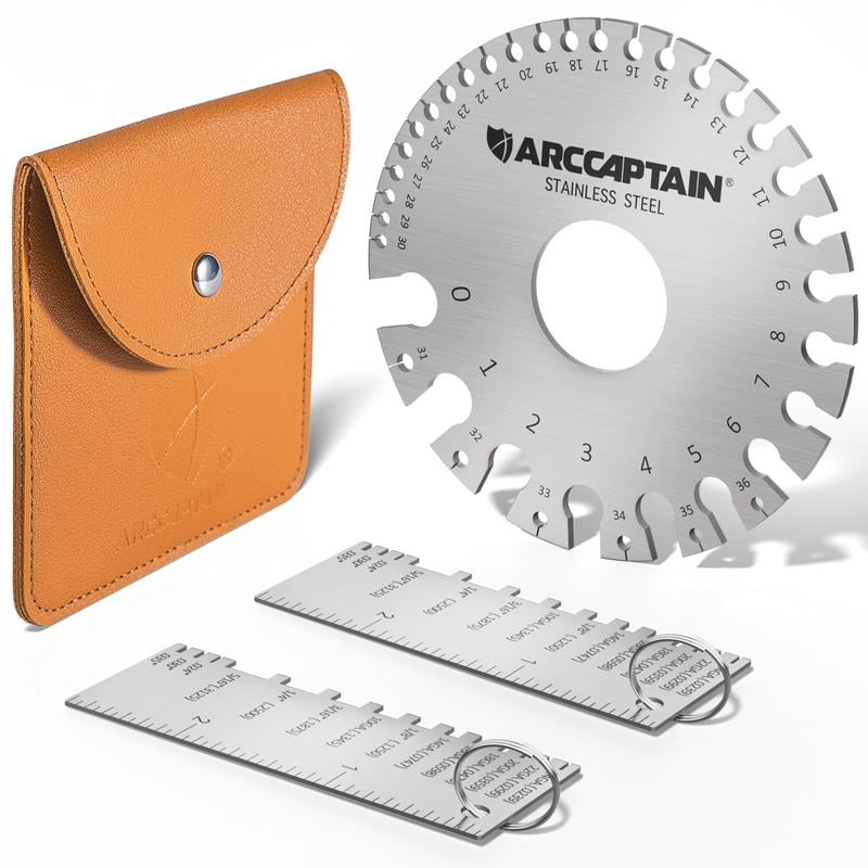 ARCCAPTAIN Wire Gauge Measuring Tool & Metal Gauge Thickness Tool ...