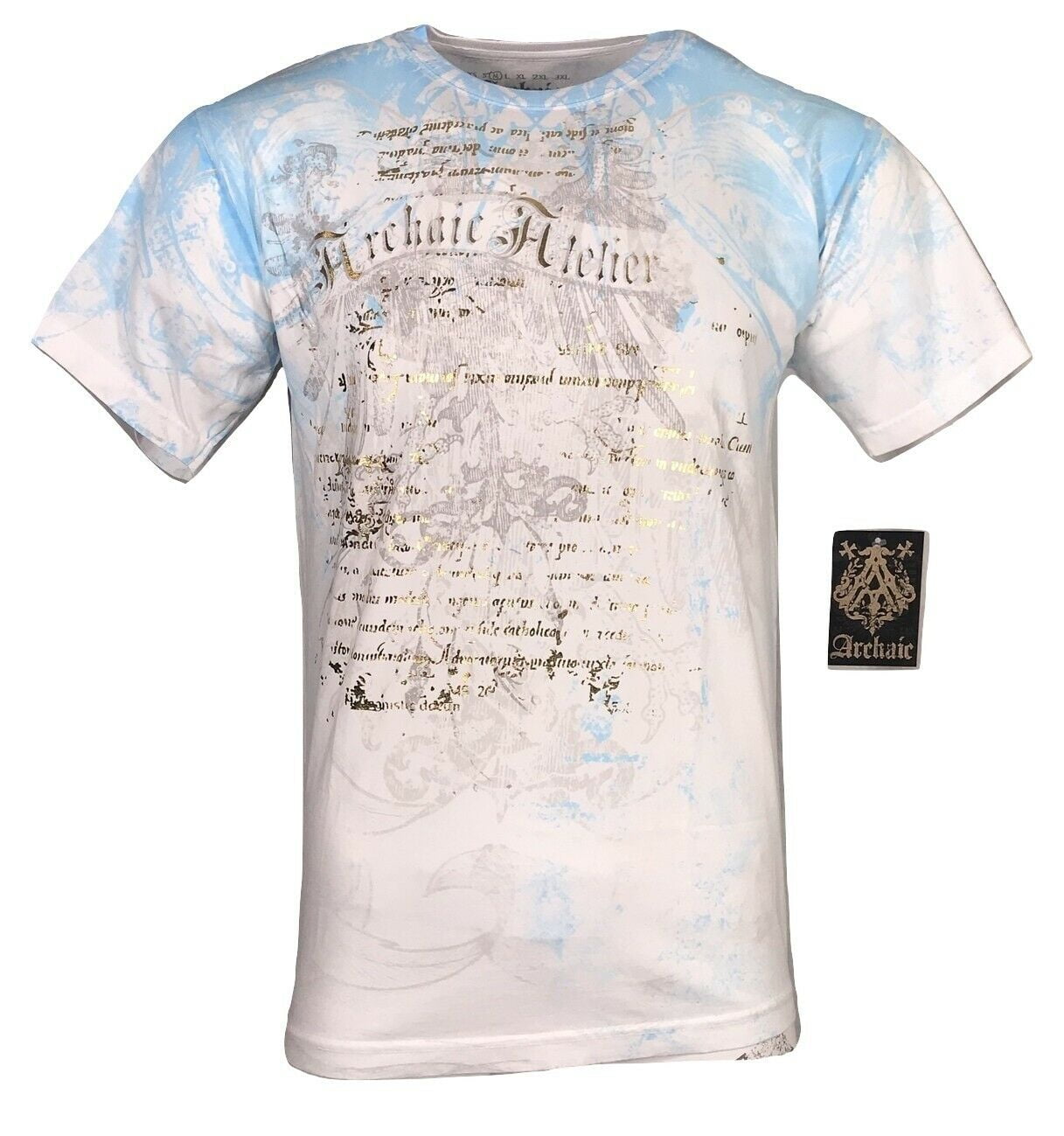 ARCHAIC AFFLICTION Men's T-Shirt CASCO Premium Athletic Biker MMA ...