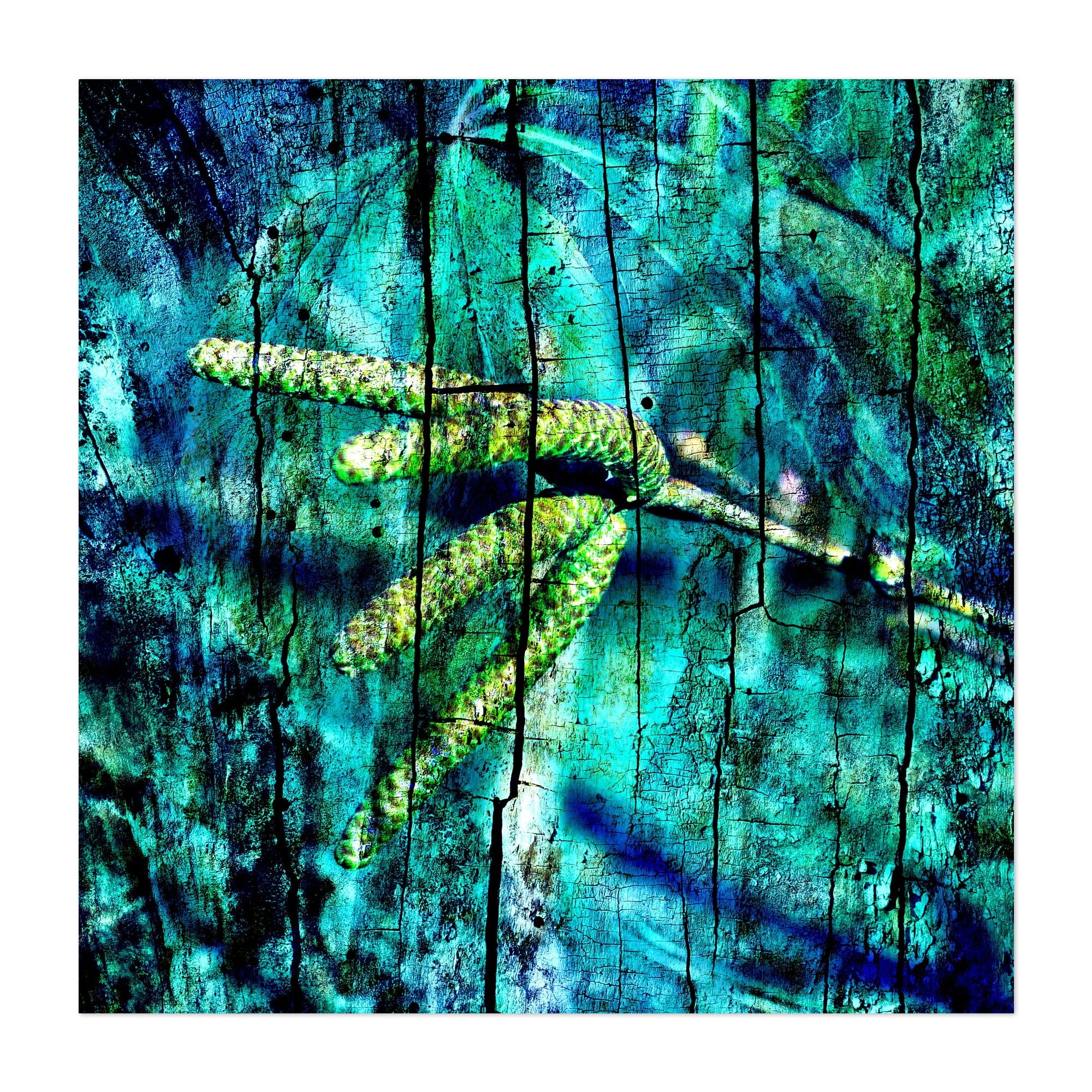 ARCHAIC BLUE DREAM - Bezirk Pankow Berlin Germany Digital Art Abstract ...