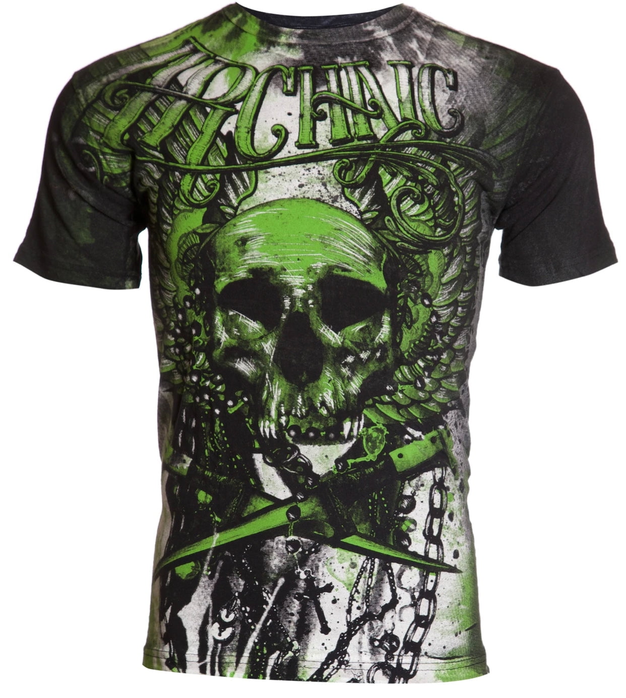ARCHAIC BY AFFLICTION Men's T-Shirt S/S CADAVEROUS Biker MMA - Walmart.com