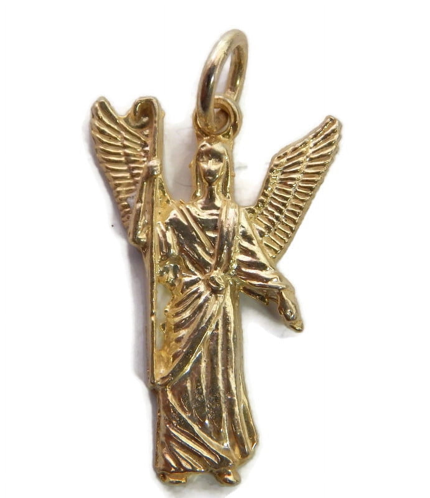 ARCHANGEL RAPHAEL (ARCANGEL RAFAEL) CHARM 14k Yellow Gold - Walmart.com